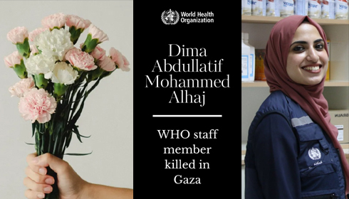 WHO staffer killed in Gaza offensive