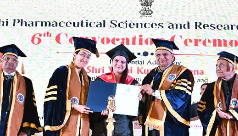 Over 600 students cross the final step at DPSR University Convocation